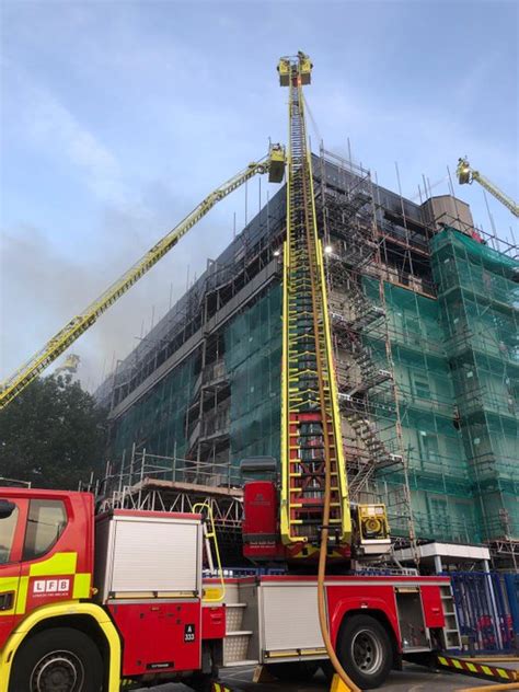 Investigation After Huge Fire At Housing Block With ‘non Compliant Cladding