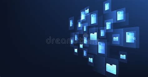 Document Management And Digital Document Paperless Operation Concept