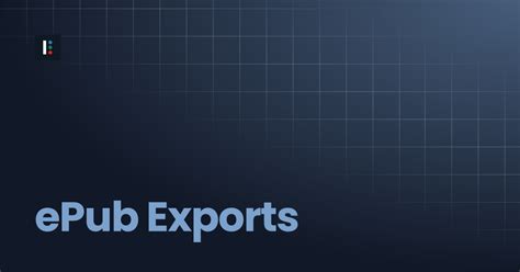 Epub Exports Instructure Developer Documentation Portal