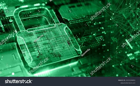 Cybersecurity Data Protection Digital Concept 3d Stock Illustration 2223104451 Shutterstock