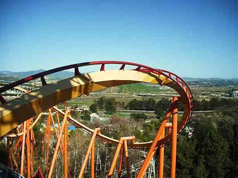 Tatsu Roller Coaster At Six Flags Magic Mountain Parkz Theme Parks