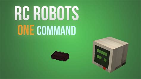 Minecraft Remote Control Robots In One Command YouTube