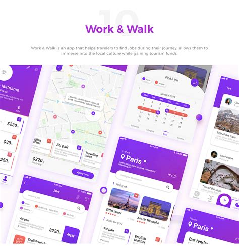 UI UX Interaction Design Selection On Behance