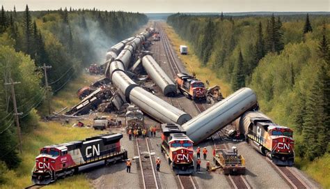 Canadian National Train Derailment In Clova Qc Today In Railroad History