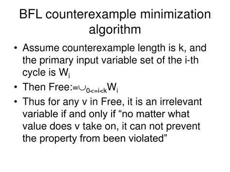 PPT A Faster Counterexample Minimization Algorithm Based On