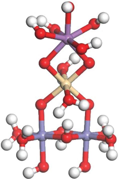 The Structures Of Two Possible Ternary Complexes On A B Goethite And Download Scientific