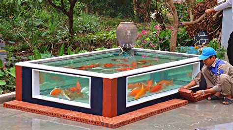 How To Make Outdoor Aquarium Sustainable Design And Decorations Youtube
