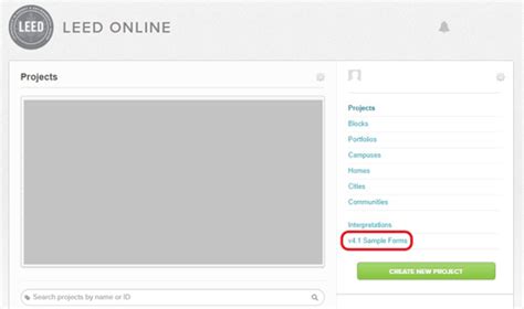 Leed V41 Sample Forms Are Found In Leed Online Canada Green Building