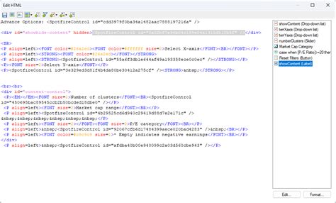 Using Spotfire Text Areas To Increase Usability Of Analytics Through HTML Javascript And CSS