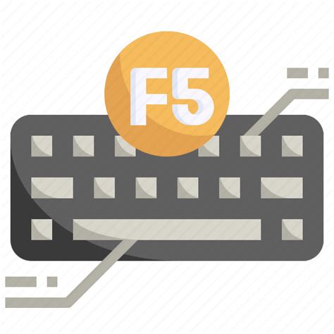 F Refresh Keyboard Button Computer Hardware Tool Icon Download On Iconfinder