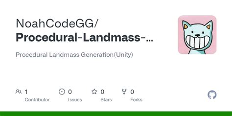 Github Noahcodegg Procedural Landmass Generation Procedural Landmass Generation Unity