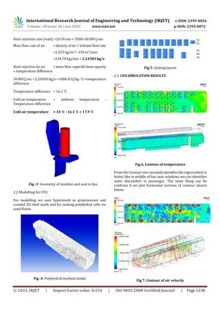 CFD Modelling Calculation And Simulation Of Bus PDF D Graphics Computer Software And