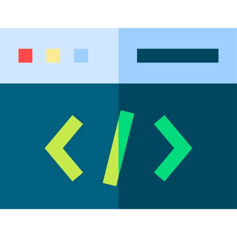 Programming Basic Straight Flat Icon Programming Basic Straight Flat Icon