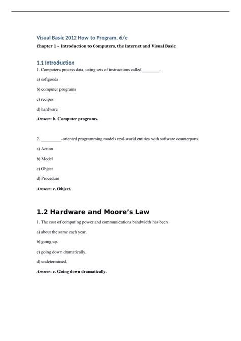 Master Your Course With The Visual Basic 2012 How To Programdeitel9e
