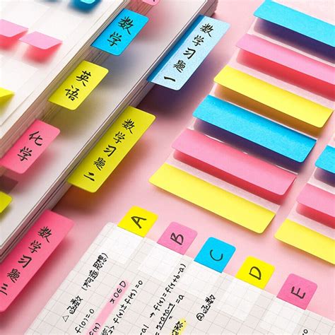 ป้ายดัชนีสติ๊กเกอร์หมวดหมู่ที่คั่นหนังสือแท็กติดแน่น N Times Ddayup Store Thaipick