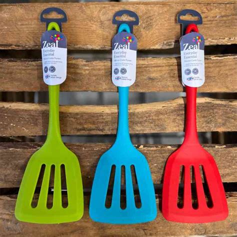 Zeal Silicone Slotted Turner Cooking Kneads