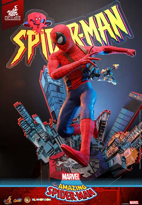Hot Toys Cms015 Marvel Comics 16th Scale Spider Man Collectible Figure Hot Toys Exclusive