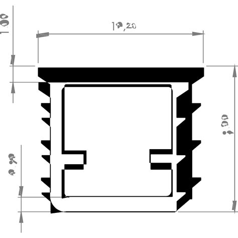 Technical Blueprints Extruded Boxed Profiles Complete Archiveextrusion