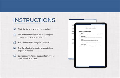 Project Report Appendix Template Download