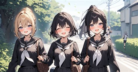 女の子同士 ケーキ！けぇき！ 穂高のイラスト Pixiv