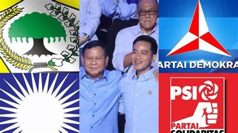 Golkar Minta Jatah 5 Menteri Di Kabinet Prabowo Gibran PSI PAN