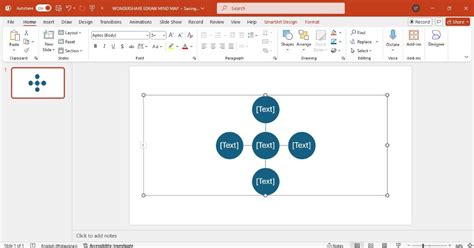 Create A Mind Map In Microsoft PowerPoint In Seconds