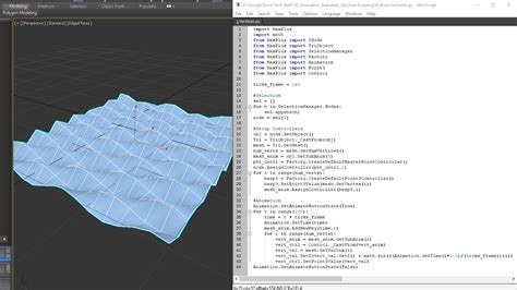 Python For Ds Max Animated Mesh Oded Maoz Erell S CG Log