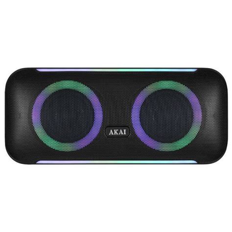 Akai Abts 70 Φορητο Αδιαβροχο Ηχειο Bluetooth Με Tws Led Aws Usb Sd Fm Aux 40w Ηχεια Tel 210694