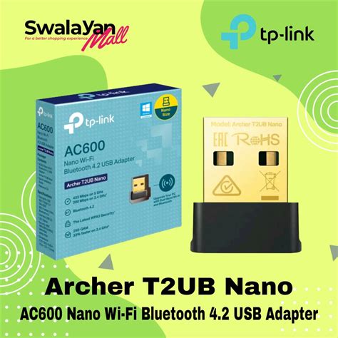 Jual Tp Link Archer T Ub Nano Mbps Wi Fi Bluetooth Wireless Adapter Shopee Indonesia