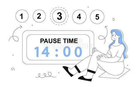 Pause Woman Workplace Stock Illustrations 116 Pause Woman Workplace