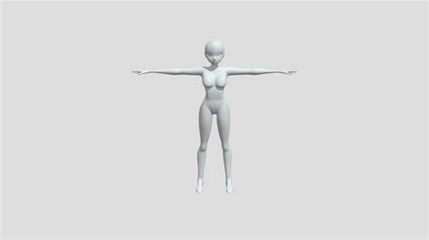 Base Character Model 3d Model By Deojireko Charles Deojireko