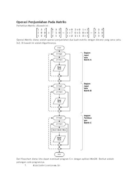 Algoritma Matriks 3x3 Pdf