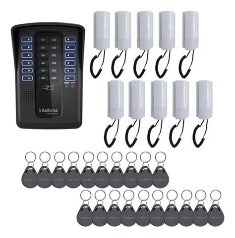 Kit Porteiro Coletivo Collective 10 Pontos Intelbras Cor Outro Frete