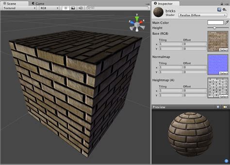 Unity Manual Parallax Diffuse