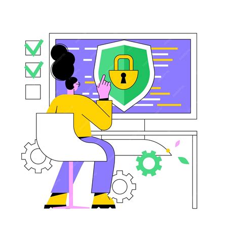 Premium Vector Information Privacy Abstract Concept Vector Illustration