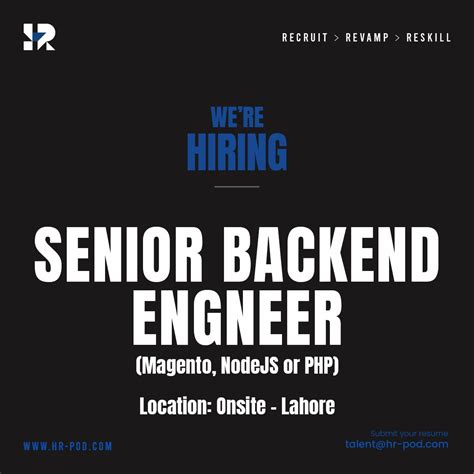 Hr Pod Hiring Talent Globally On Linkedin Backendengineer Magento