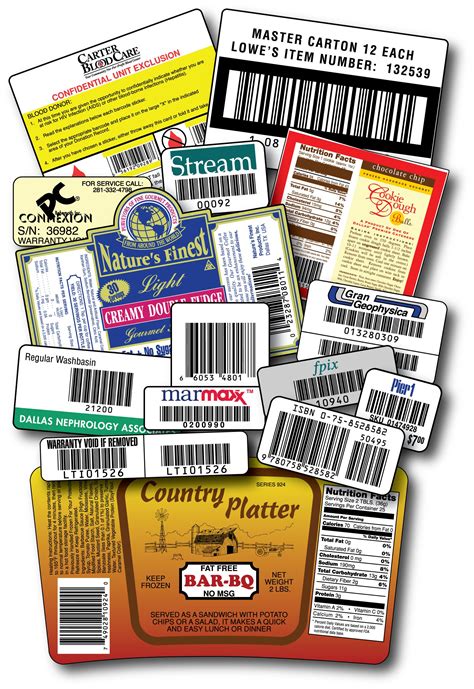 Custom Printed Barcode Labels Sixb Labels