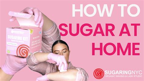 How To Sugar At Home Hair Removal Paste Sugaring NYC YouTube