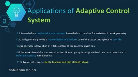 applications of adaptive control system in cnc