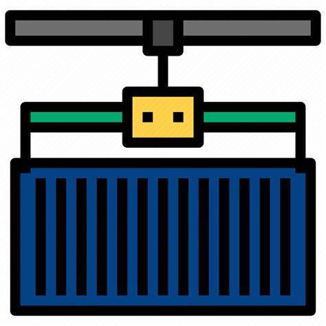 Cargo Container Loading Icon Download On Iconfinder