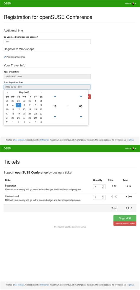Open Source Event Manager