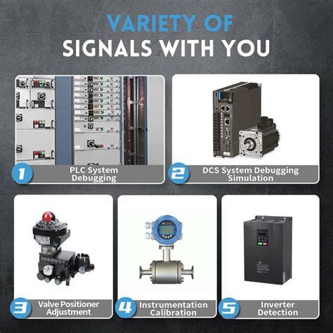 Electronic Measuring 4 20ma Signal Generator Process Controlling