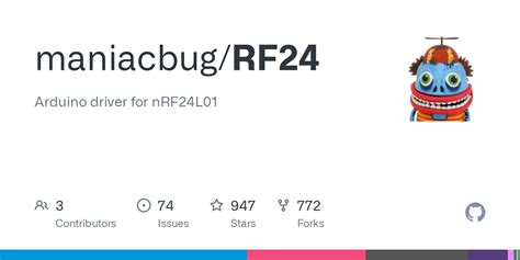 Github Maniacbugrf24 Arduino Driver For Nrf24l01