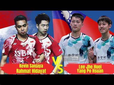 Korea Masters 2023 Kevin Sanjaya Rahmat Hidayat Vs Lee Jhe Huei