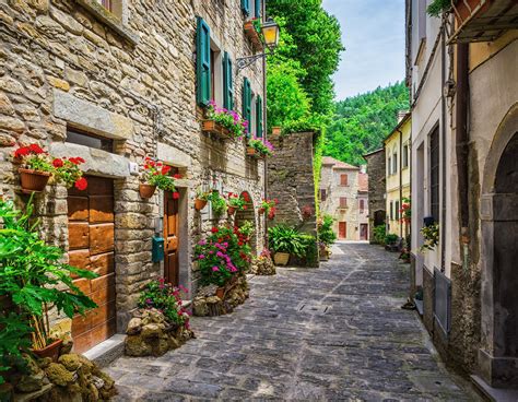Tuscan Breezeway Peel And Stick Canvas Wall Mural