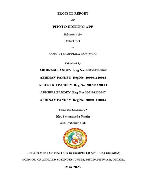 Project Report Format Mca Ds Pdf System Android Operating System
