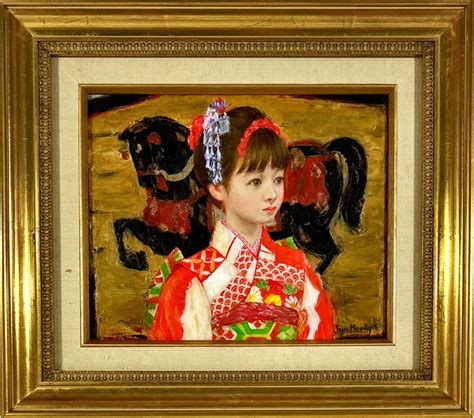 Yahooオークション 真作 油彩 一枚の絵取扱・リアリズム【守屋順吉