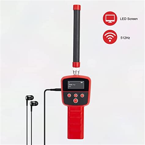 512hz Pipe Locator Receiver Underground Pipeline Tester Locator Sewer