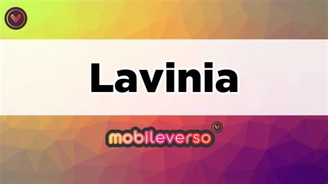 Lavinia Nome E Nick Personalizado Para Copiar