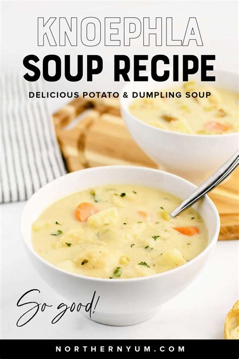 Homemade Knoephla Soup Potato And Dumpling Soup So Easy Recipe